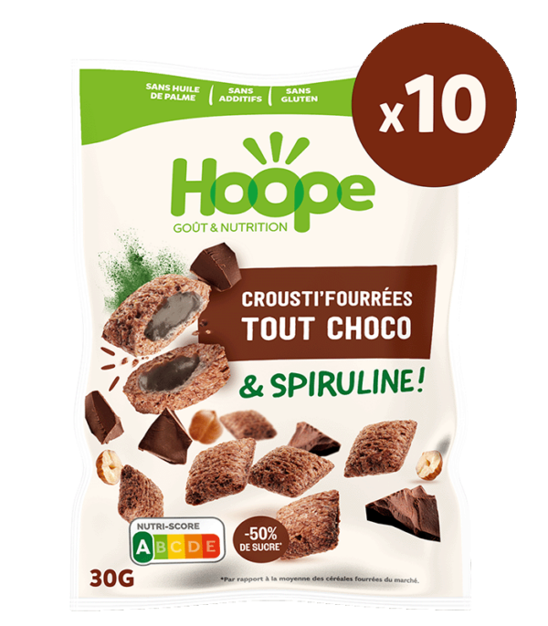 Crousti’fourrées Tout Choco Snacking x10 – HOOPE – Du petit déj au ...